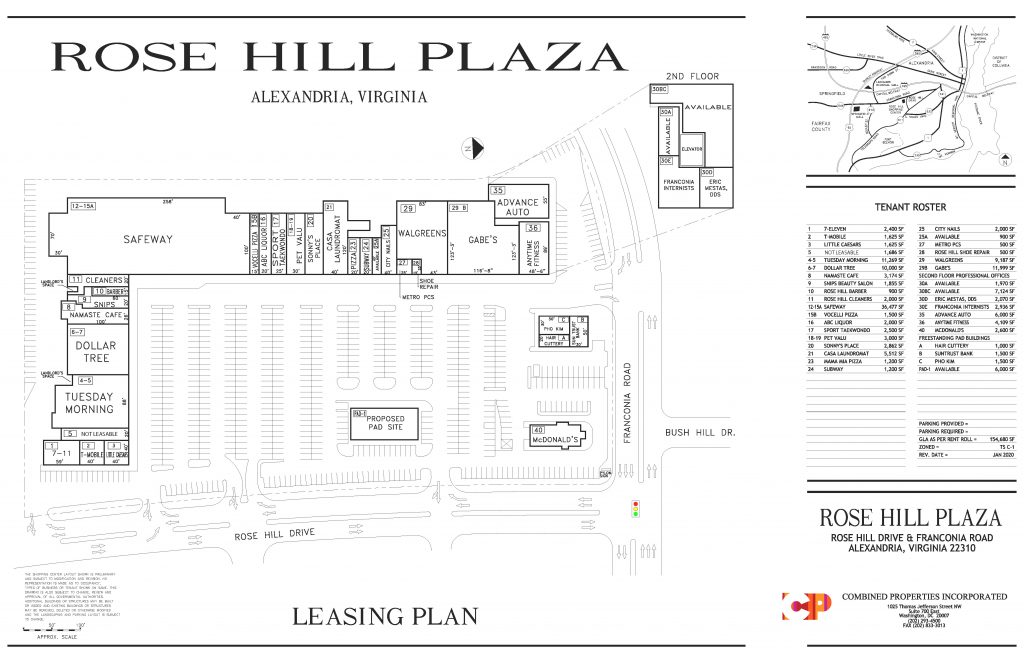 Rose Hill Site Plan-01 - Combined Properties
